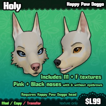 Second Life Marketplace - Ferine : Holy - HP Doggo
