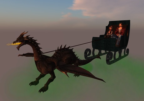 Second Life Marketplace - Wizards & Witches Sleigh Ride Box