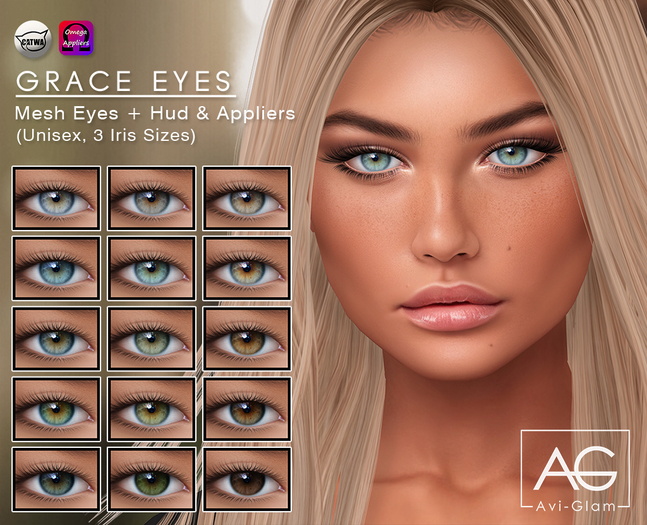 Second Life Marketplace - AG. Grace Eyes - Fatpack