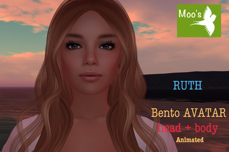 Second Life Marketplace - PACK FOR Ruth 2.0 Open Source Bento avatar ...