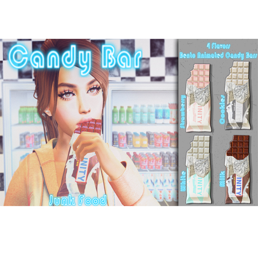 Second Life Marketplace - Junk Food - Milk Chocolate Bar