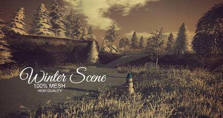 Second Life Marketplace - [NOOKS] Winter Scene Landscape