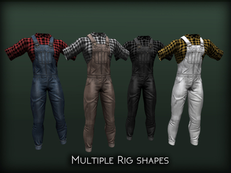 Second Life Marketplace - [P.0.E] - Country Overalls (Demo)