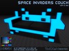 Second Life Marketplace - **ToKKen Industries** Space Invaders Couch - Mesh