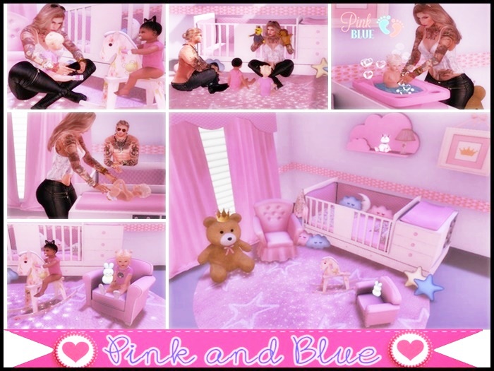 Second Life Marketplace - Pink Room to interact with your baby prim