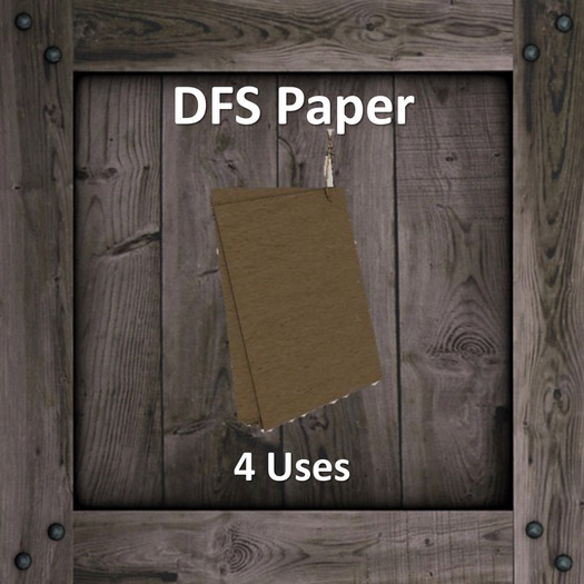 Second Life Marketplace - DFS Paper (DFS - Texture Only)