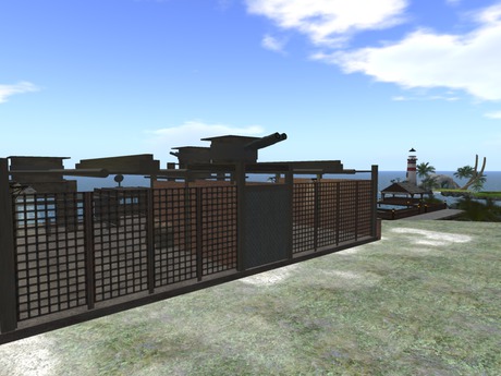 Second Life Marketplace - gun tower army base war