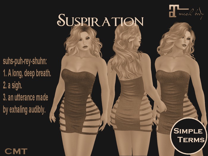 Second Life Marketplace - Suspiration Dress - DEMO