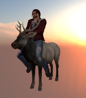 Second Life Marketplace - Flying Rudolph The Red Nosed Reindeer Box