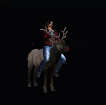 Second Life Marketplace - Flying Rudolph The Red Nosed Reindeer Box