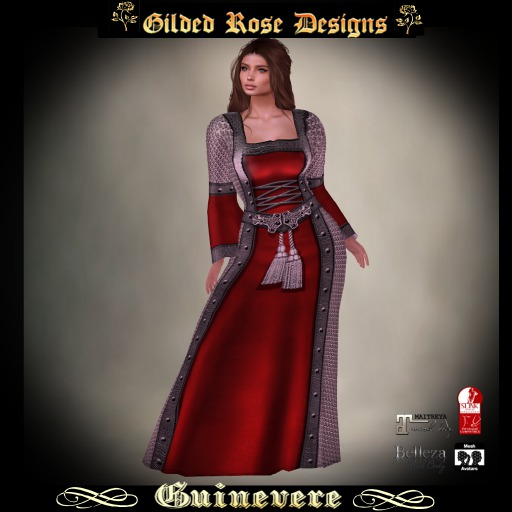 Second Life Marketplace - ~Gilded Rose Designs ~ Guinevere Medieval ...