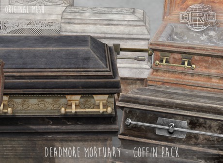 Second Life Marketplace - -DRD- Deadmore Mortuary - Coffin Pack