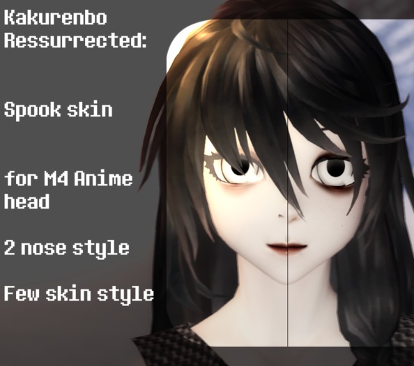 Second Life Marketplace - Kakurenbo: Spook eyes and skin (M4 Head)