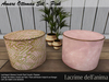 Second Life Marketplace - Amare Ottoman Set - Pink