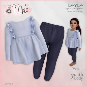 Second Life Marketplace - Mia's Bebe TODDLER & YOUTH Layla Leggings ...