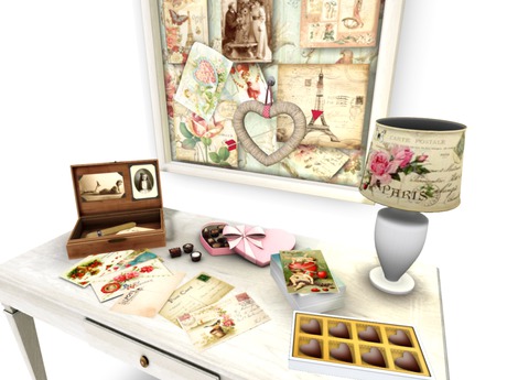 Second Life Marketplace - :DH: Desk ~Valentine~