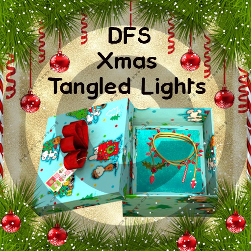 Second Life Marketplace - DFS Xmas Tangled Lights TEXTURE