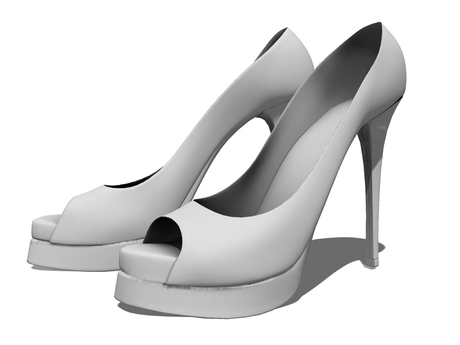 Second Life Marketplace - Full Perm Peeptoe High Heel Shoes For ...