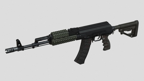 Second Life Marketplace - SCRIPTED AK-74M UUK Assault Rifle TRANSFER
