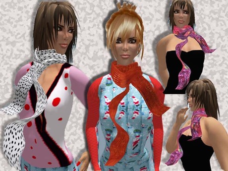 Second Life Marketplace - SCULPTED SCARF FULL PERM