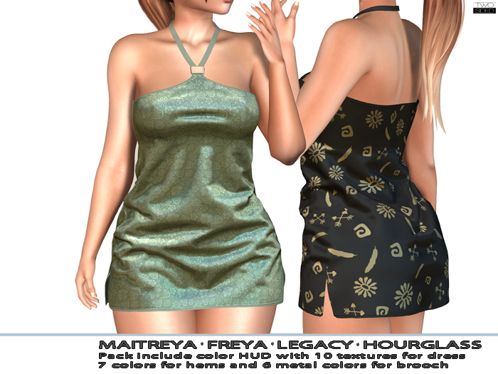 Second Life Marketplace - Dress "Kelly" ornament pack TwoSided for ...