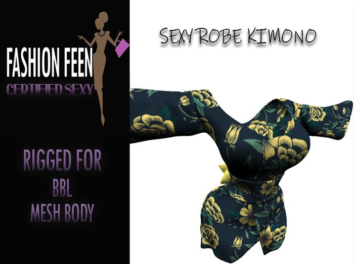 Second Life Marketplace - FF - BBL Sexy Robe Kimono Demo