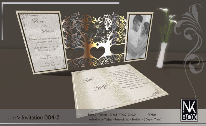 Second Life Marketplace - >!NK-BOX (Invitation 004-2)