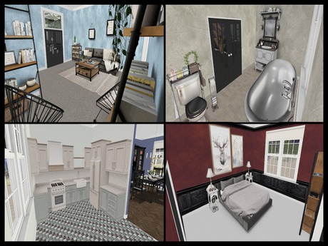 Second Life Marketplace - Stormy Creations - LH Adams Indoor Add-on