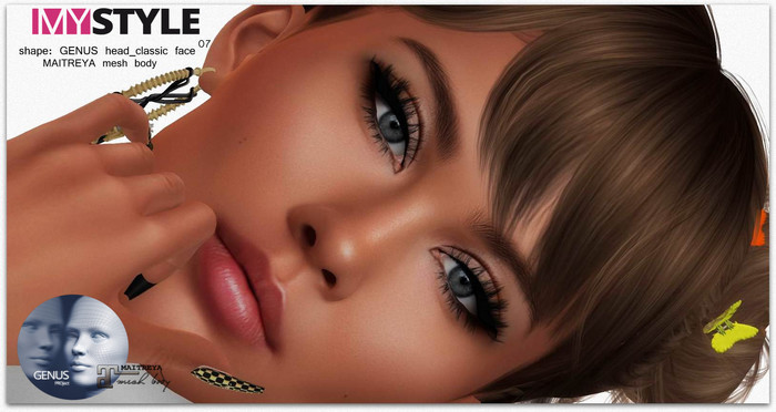 Second Life Marketplace - MS_shape_GENUS classic face & Maitreya 07