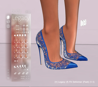 Second Life Marketplace - SHEY MONICA LACE STILETTOS 28 TEXTURE/Legacy ...