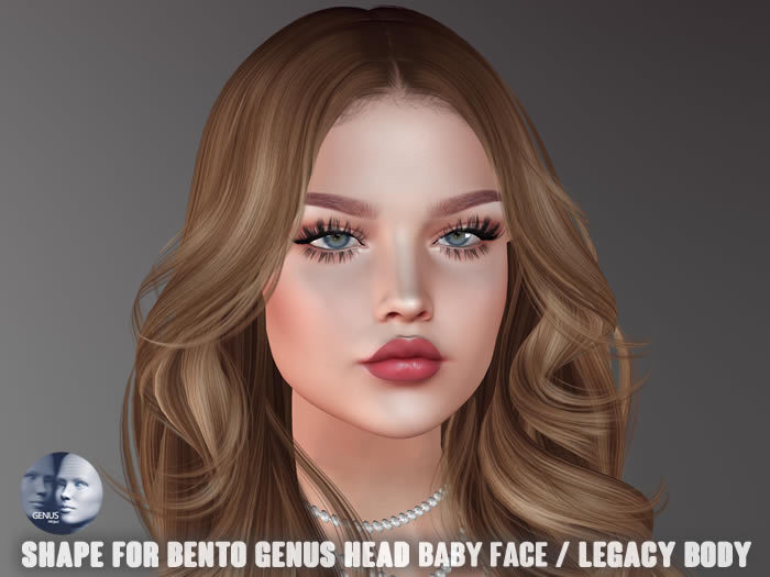 Second Life Marketplace - SVB - SHAPE FOR HEAD GENUS BABY FACE AND BODY ...