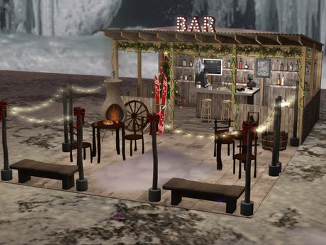 Second Life Marketplace - GD MESH WINTER BAR EXTERNAL SET