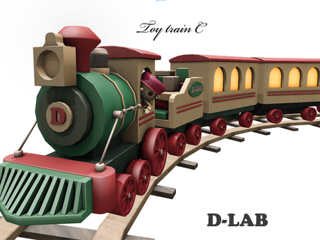 Second Life Marketplace - D-LAB toy train C-ve