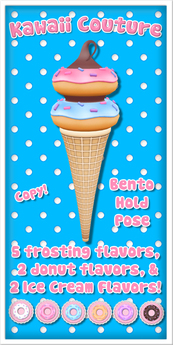 Second Life Marketplace - Kawaii Couture - Silly Dilly Donut - Ice ...