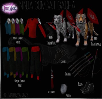 Second Life Marketplace - Pink Magic :Ninja Combat : Shield