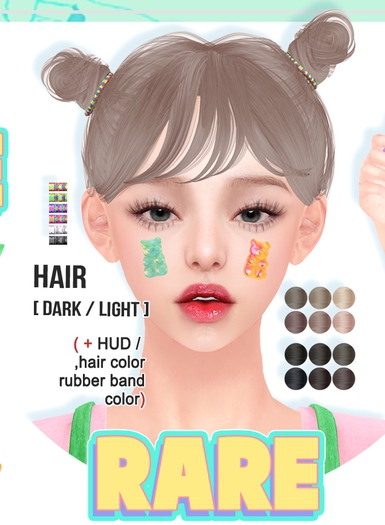 Second Life Marketplace - M.BIRDIE / ZiZi look. Hair-Light RARE