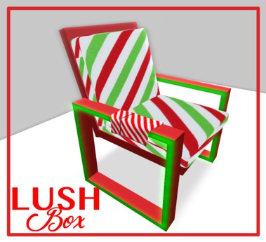 Second Life Marketplace - {Lush Box} - Holiday "Lazy Bee" Lounge Chair