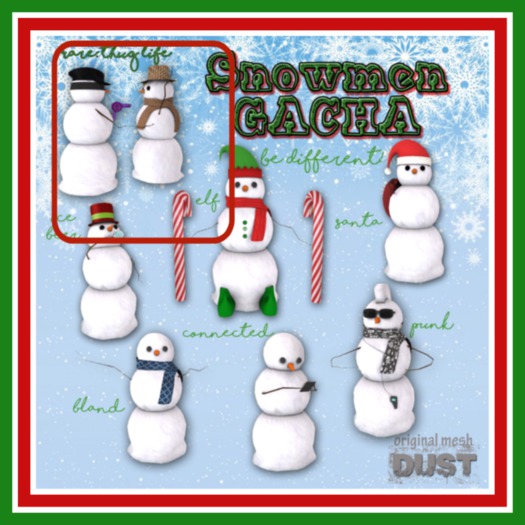 Second Life Marketplace - DUST: Snowman Thug Life [BOX] RARE