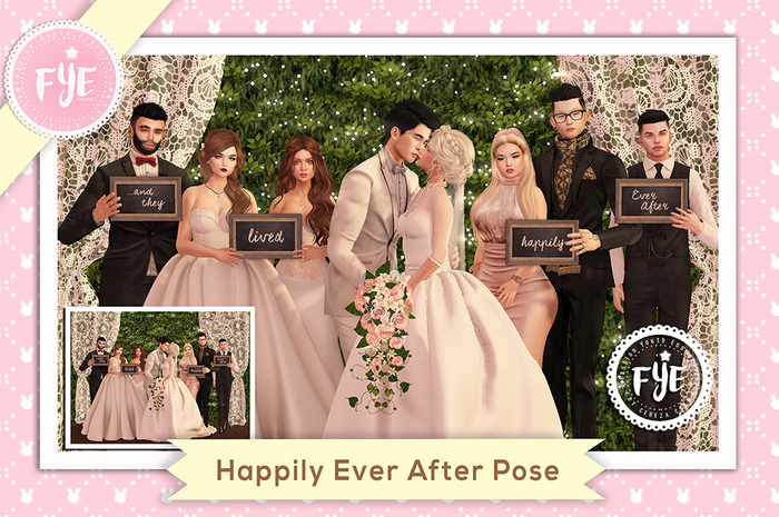 Second Life Marketplace - [FYE] Poses - Happily Ever After Group Pose