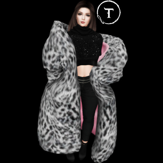 Second Life Marketplace - Luxurious Fur Coat Ocelot from Curio Obscura ...