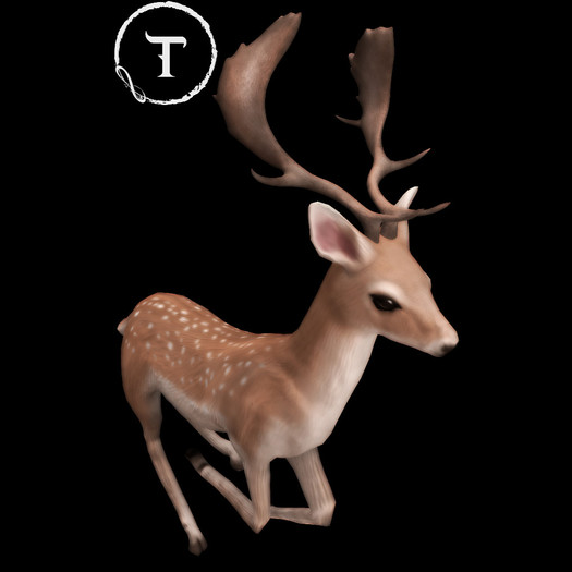 Second Life Marketplace - +Half-Deer+ Fallow Deer - Fawn - Run
