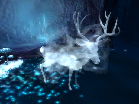 Second Life Marketplace - Winter Spirit Stag Patronus ~ SPECIAL EDITION Set ** BONUS Wisps ...