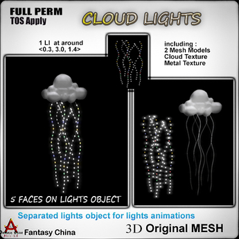 Second Life Marketplace - FC- FP Mesh Cloud Lights
