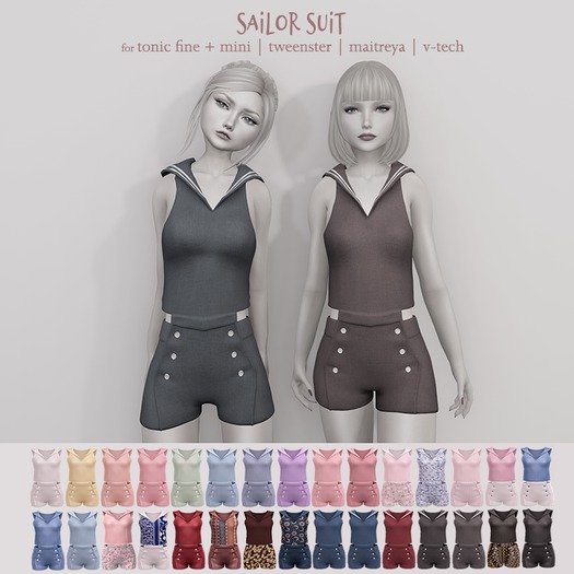 Second Life Marketplace - [DD] Sailor Suit DEMO