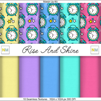 Second Life Marketplace - Rise And Shine Matchup Kit 10 Seamless ...