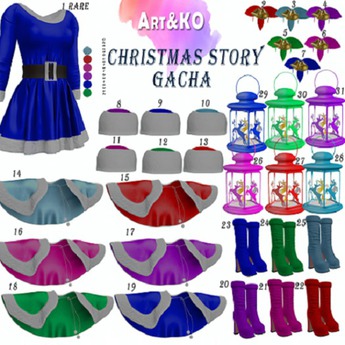 Second Life Marketplace - 13 Art&KO - Christmas story GACHA - Red hat