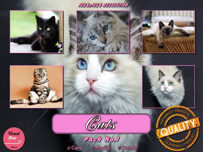 Second Life Marketplace - VN Store - Cats Pack No.1