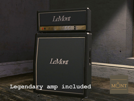 Second Life Marketplace - Bento E-Guitar Legendary LP White