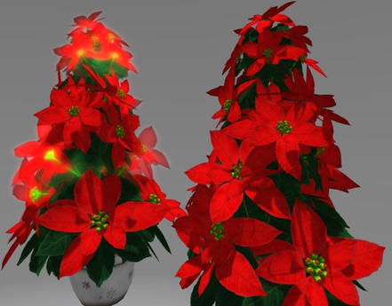 Second Life Marketplace - FN*poinsettia tree