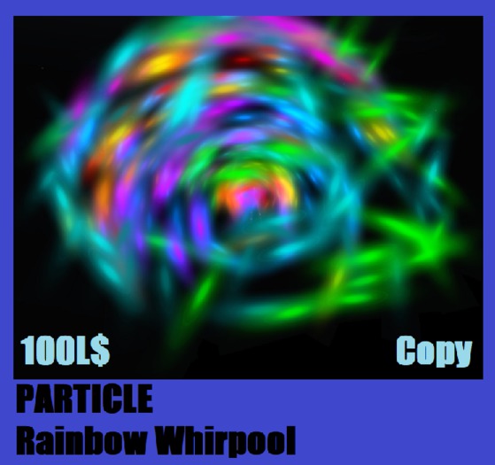 Second Life Marketplace - PARTICLE Rainbow Whirlpool